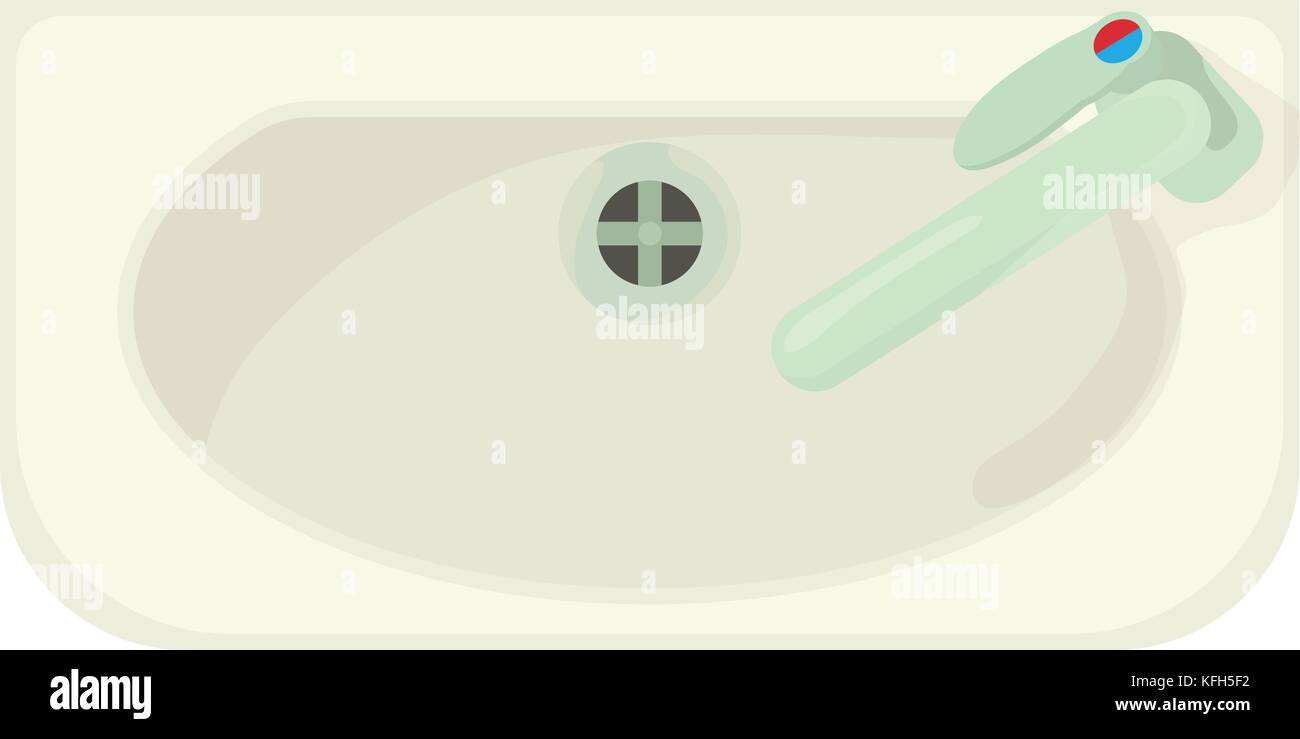 Bathroom sink icon, cartoon style Stock Vector Image & Art - Alamy