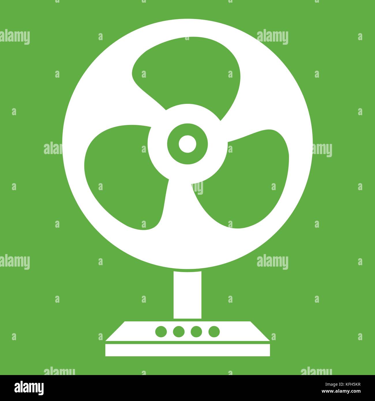 Fan icon green Stock Vector Image & Art - Alamy