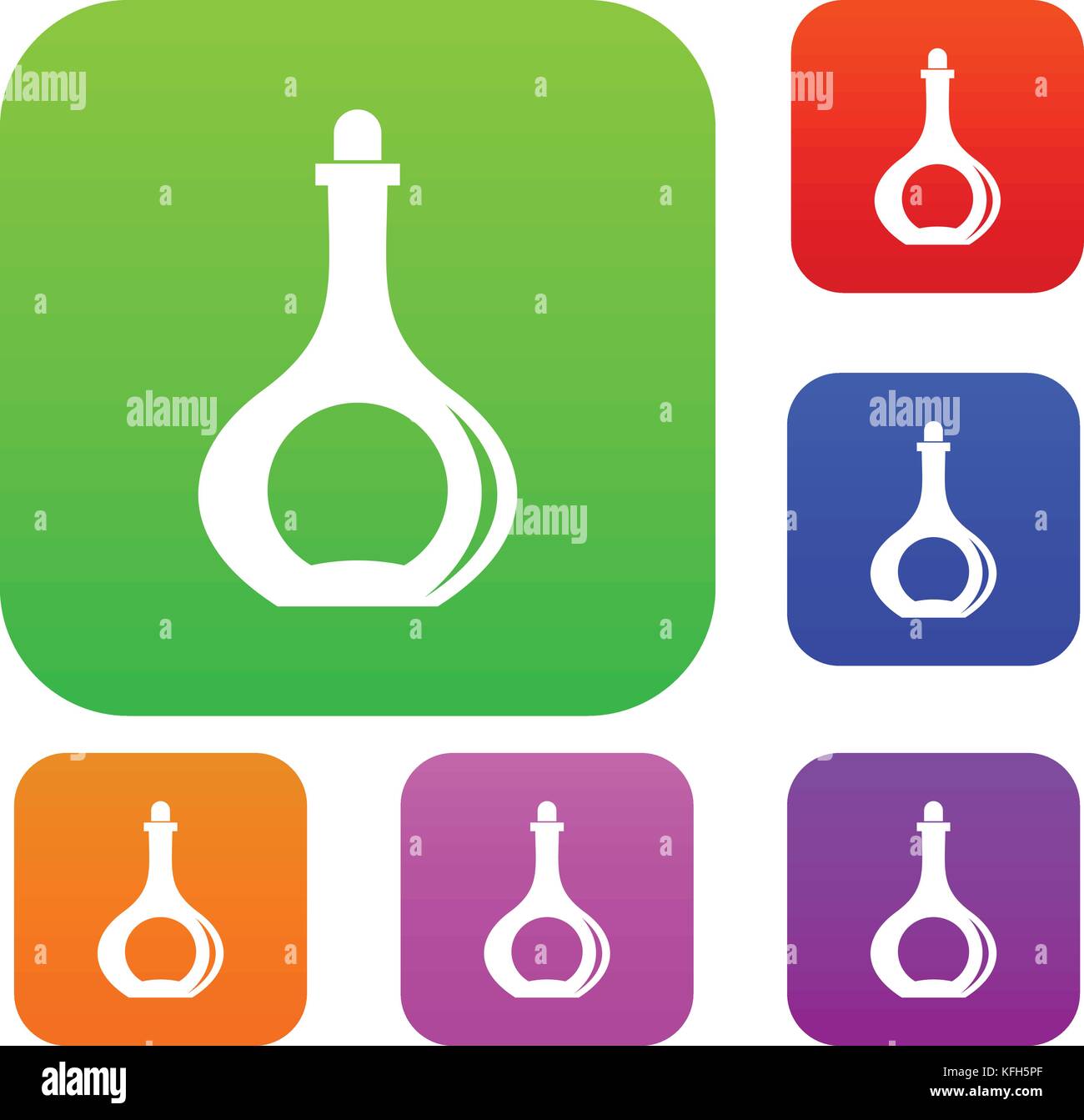 Carafe set color collection Stock Vector Image & Art - Alamy