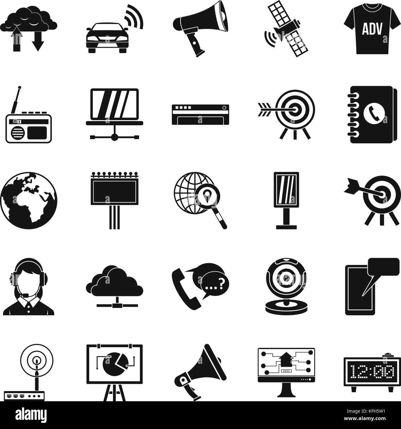 Telecasting Stock Vector Images - Alamy