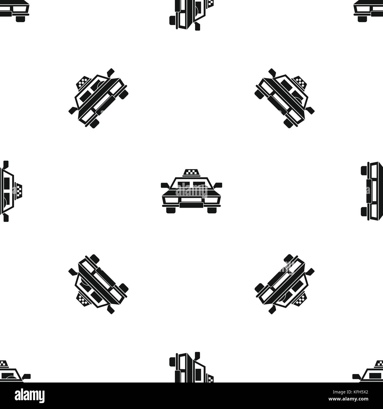 Taxi car pattern seamless black Stock Vector Image & Art - Alamy