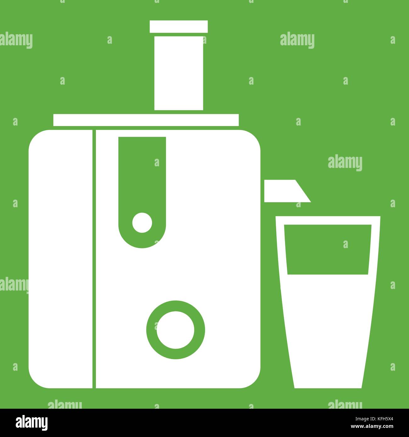 Juicer icon green Stock Vector Image & Art - Alamy