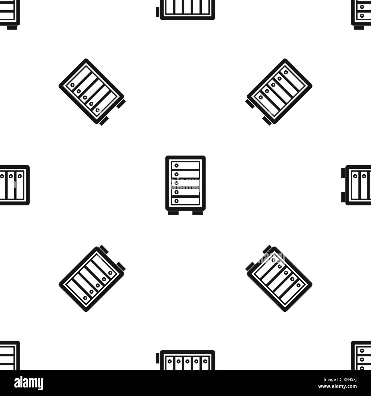 Safety deposit box pattern Black and White Stock Photos & Images - Alamy