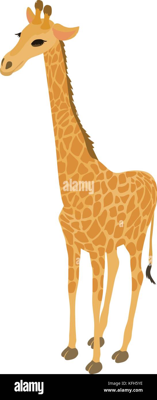 Giraffe icon, isometric style Stock Vector Image & Art - Alamy