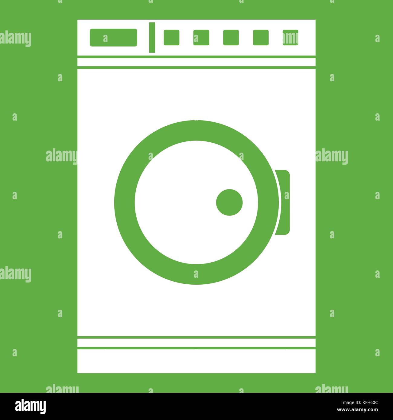 Washing machine icon green Stock Vector Image & Art - Alamy