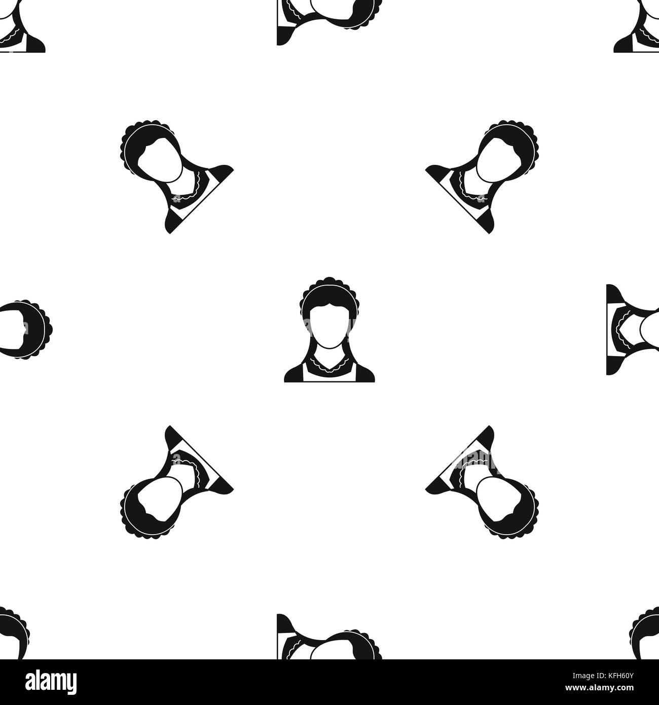 Young maid black Stock Vector Images - Alamy