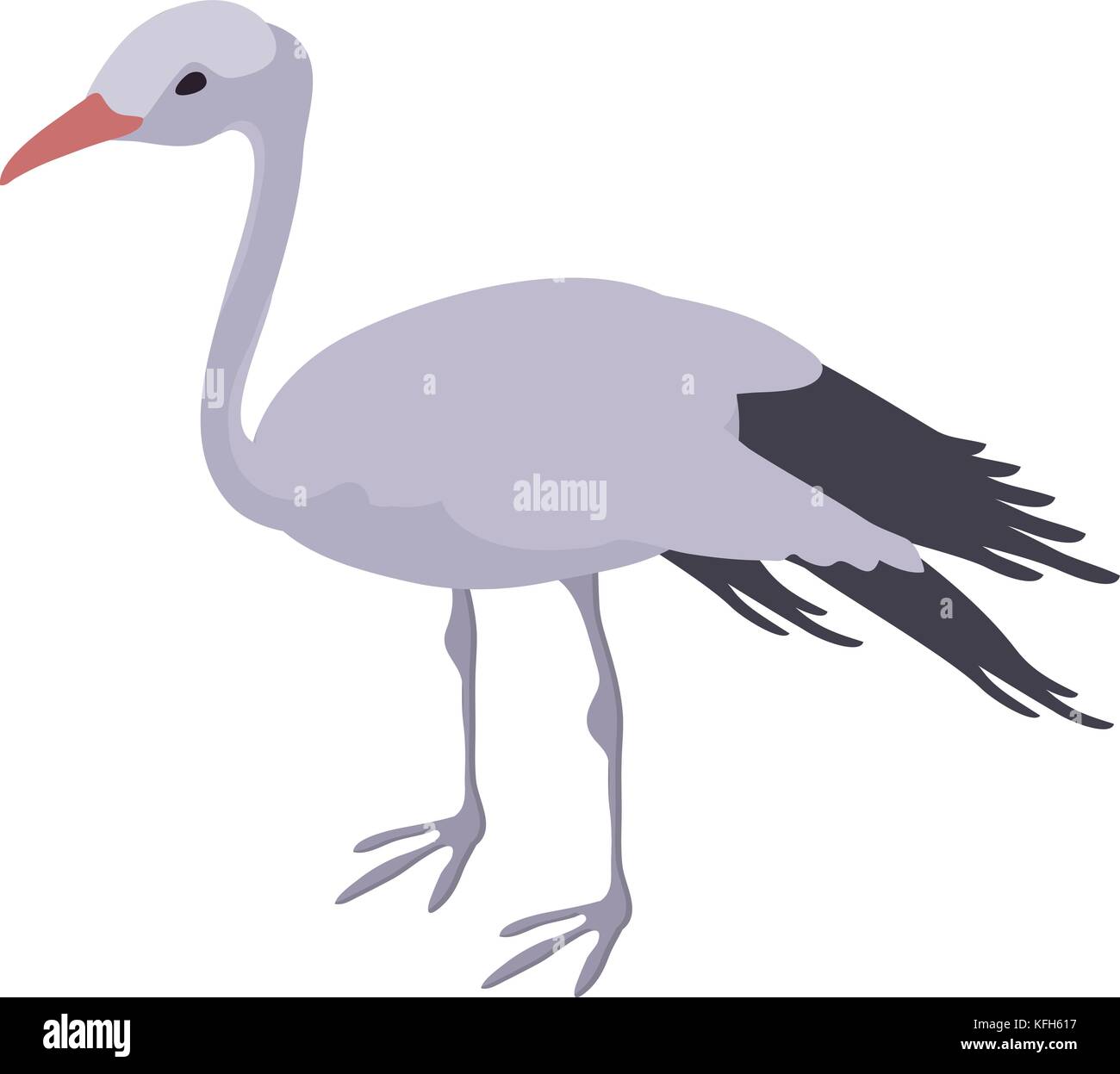 Stork icon, isometric style Stock Vector Image & Art - Alamy