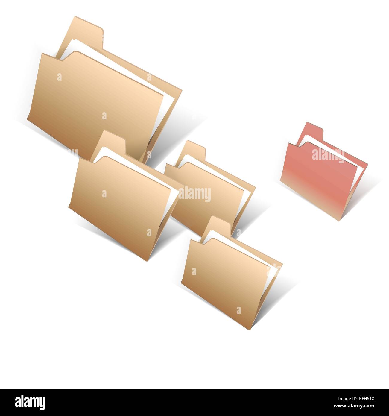 File Tray Stock Vector Images - Alamy