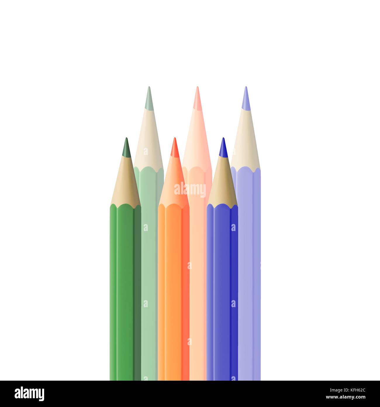 Row bright multi colored Stock Vector Images - Alamy