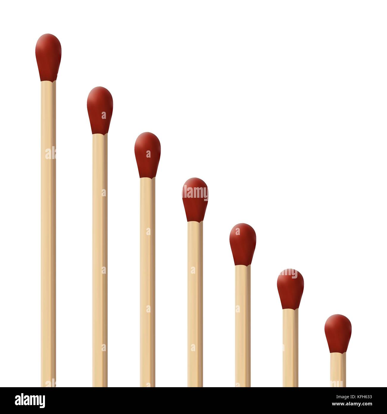 set of Unused matches Stock Vector Image & Art - Alamy