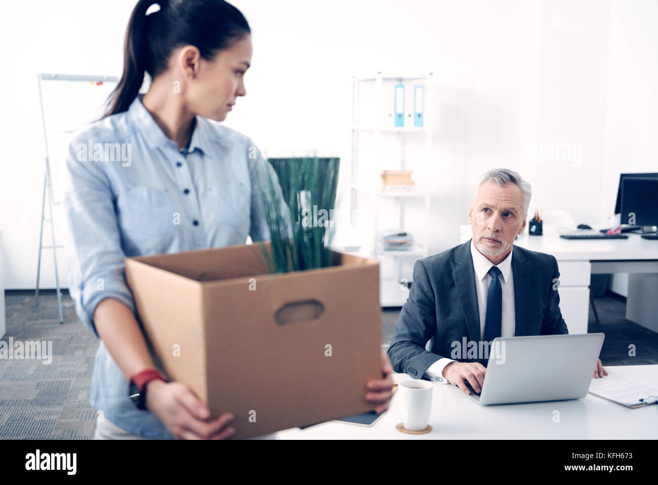 Female boss and female employee hi-res stock photography and images - Alamy