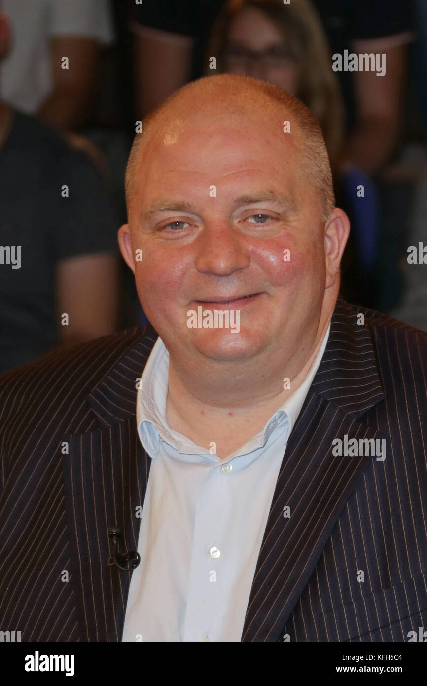 German ZDF TV Talkshow Markus Lanz at Fernsehmacher-Studio. Featuring ...