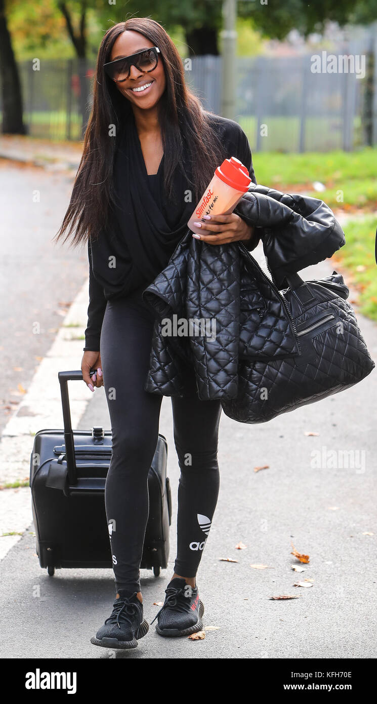 Debbie McGee and Alexandra Burke arrive for rehearsal for Strictly Come ...