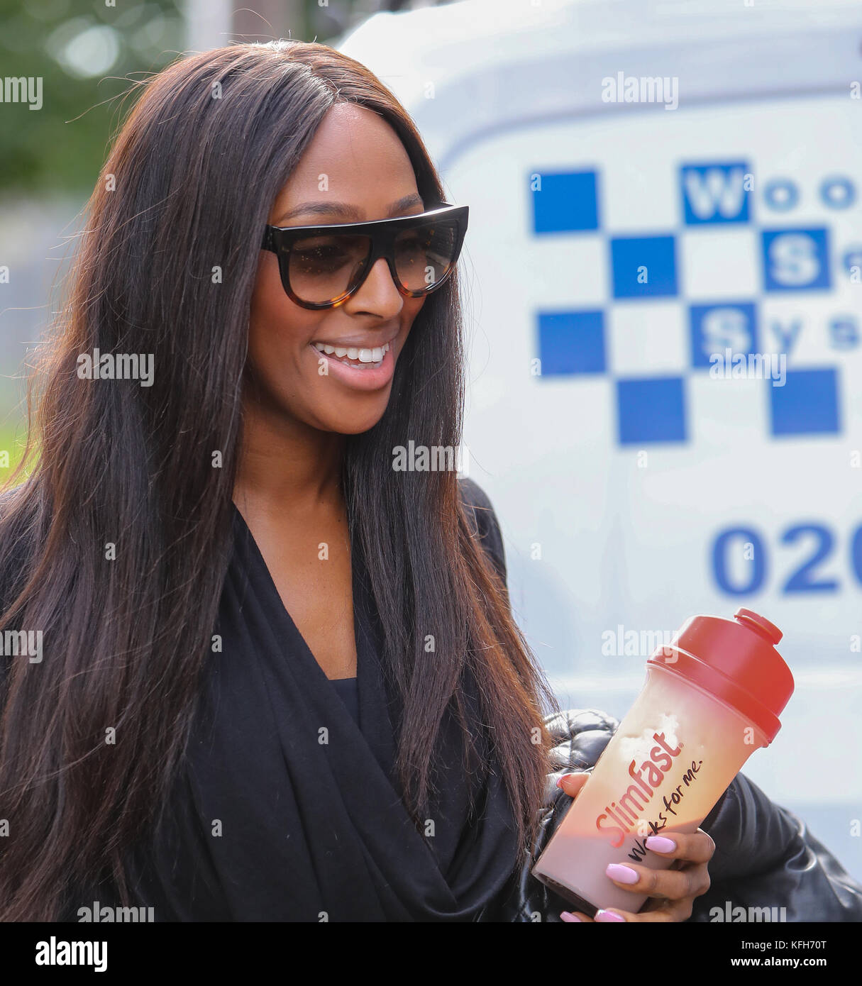 Debbie McGee and Alexandra Burke arrive for rehearsal for Strictly Come ...