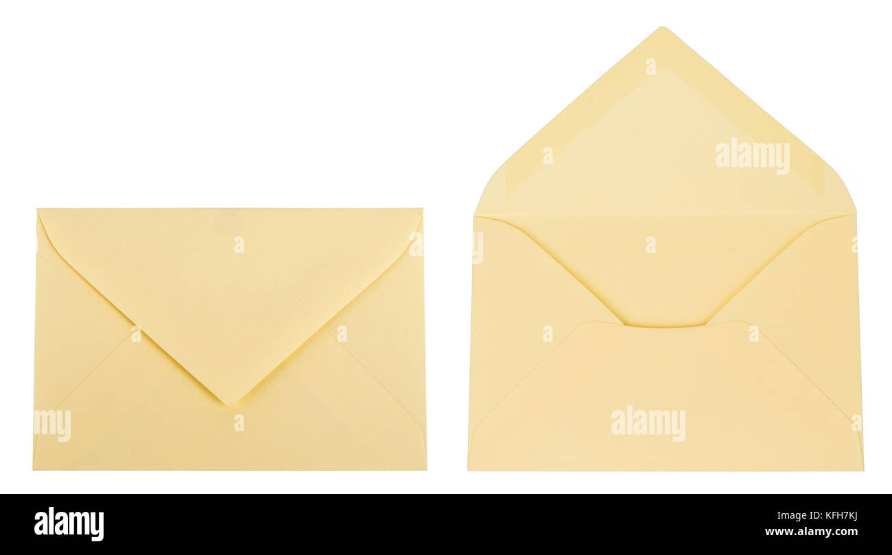 Set of blank envelopes mockup Stock Photo - Alamy