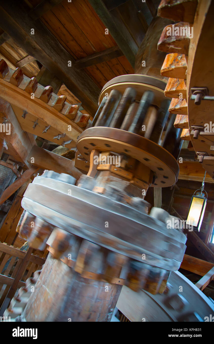 Windmill cogwheel hi-res stock photography and images - Alamy