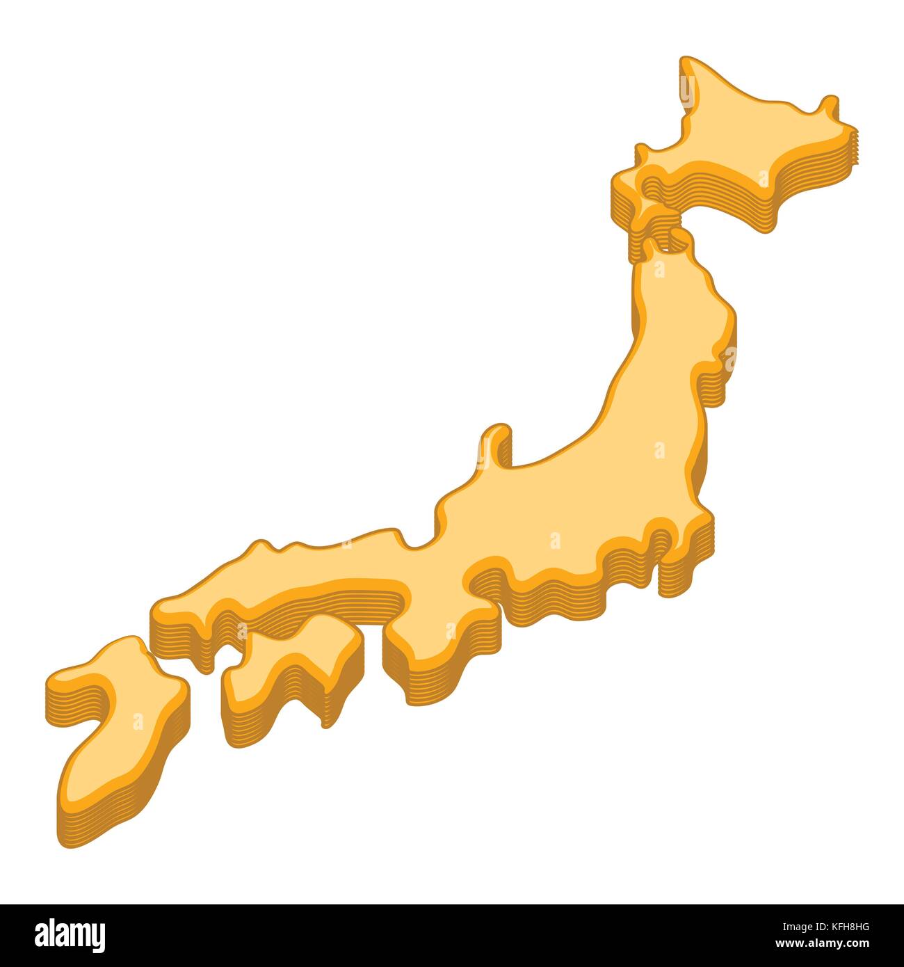 Map of Japan icon, cartoon style Stock Vector Image & Art - Alamy