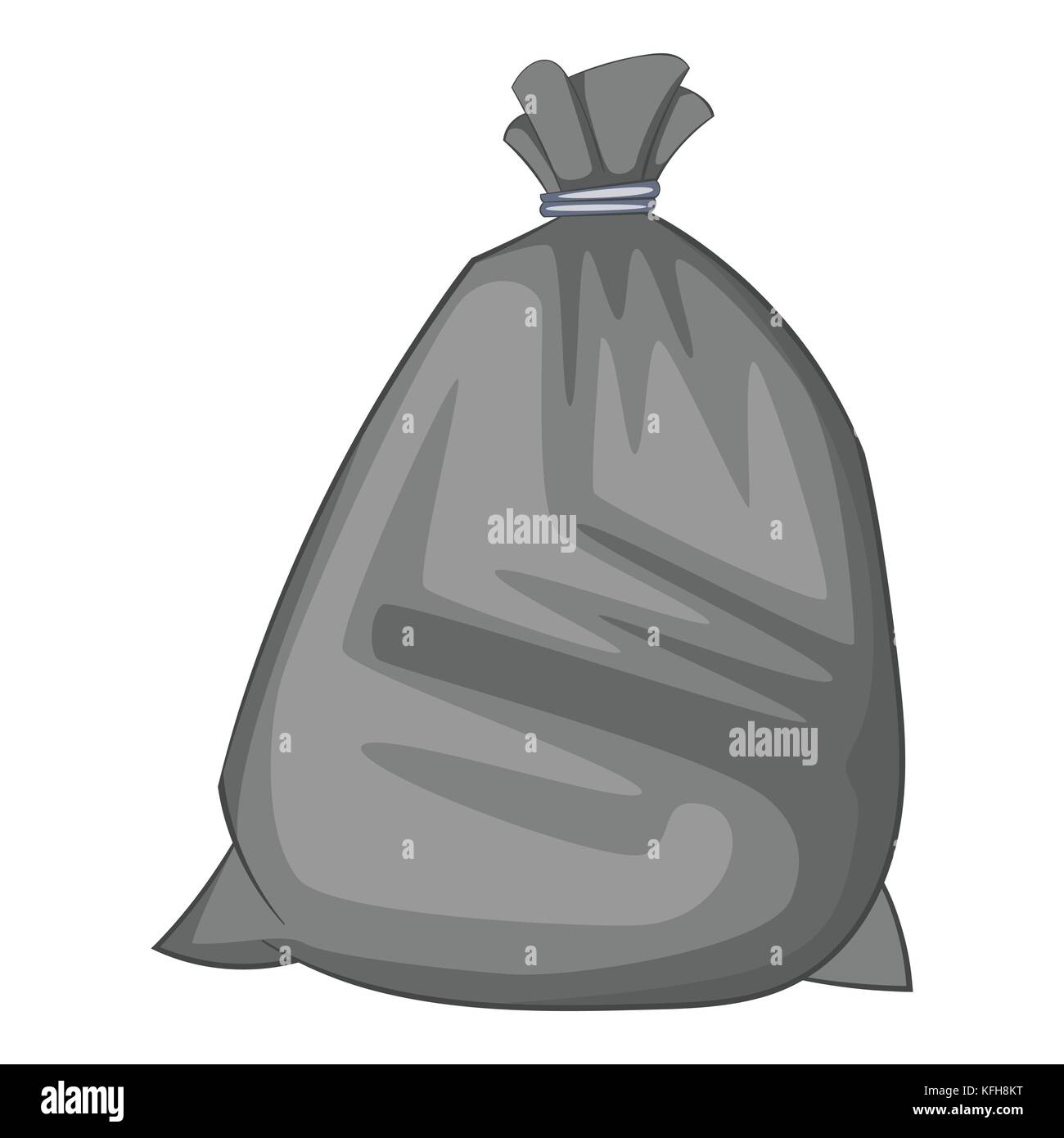 Garbage bag icon, cartoon style Stock Vector Image & Art - Alamy