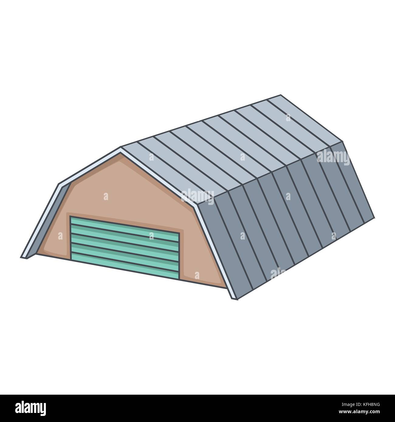 Industrial warehouse icon, cartoon style Stock Vector Image & Art - Alamy