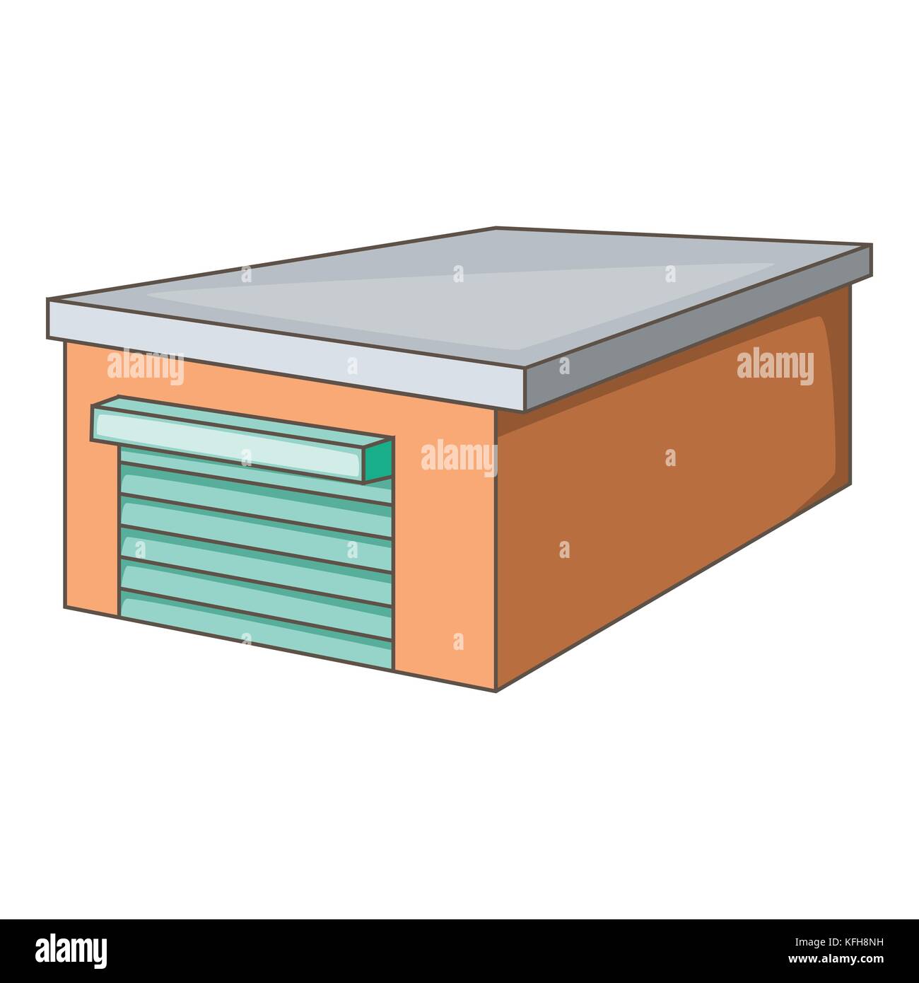 Garage icon, cartoon style Stock Vector Image & Art - Alamy