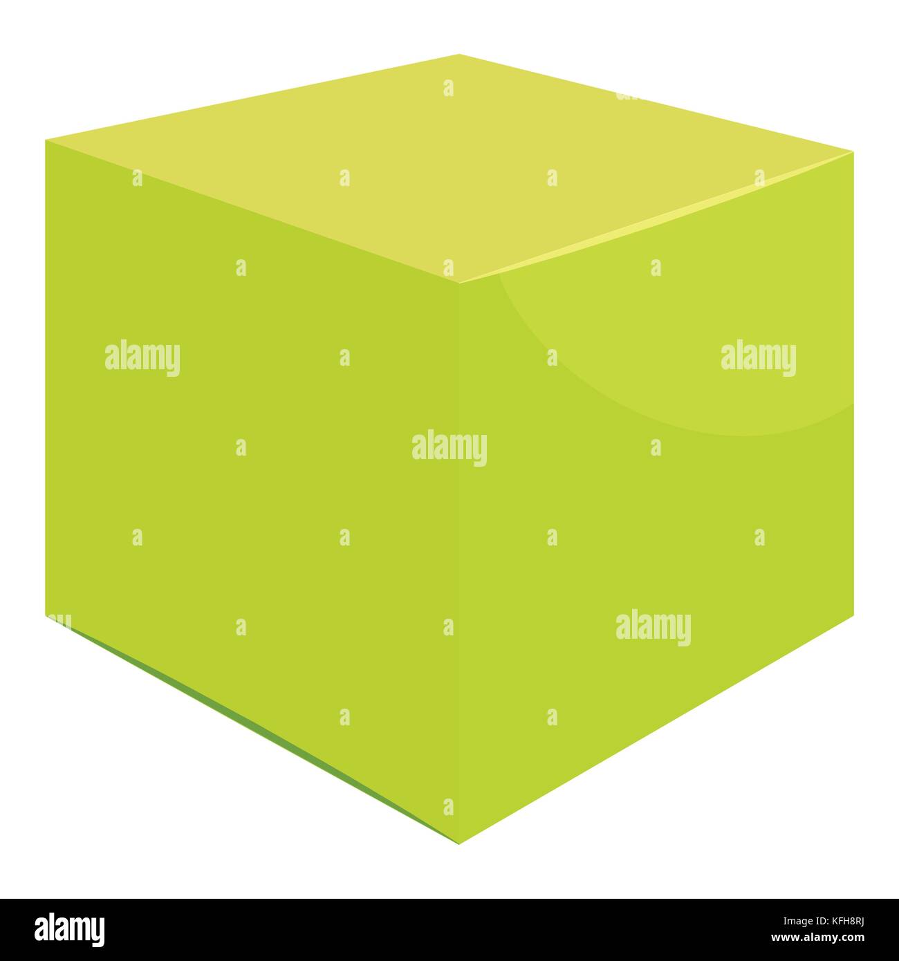 Cube icon, cartoon style Stock Vector Image & Art - Alamy