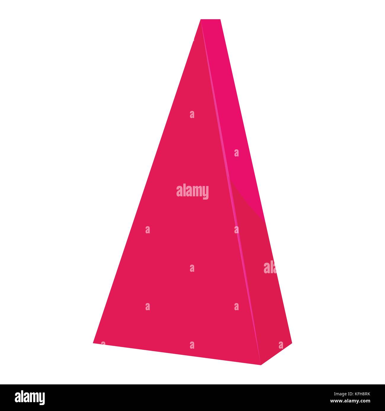 Pink triangle icon, cartoon style Stock Vector Image & Art - Alamy