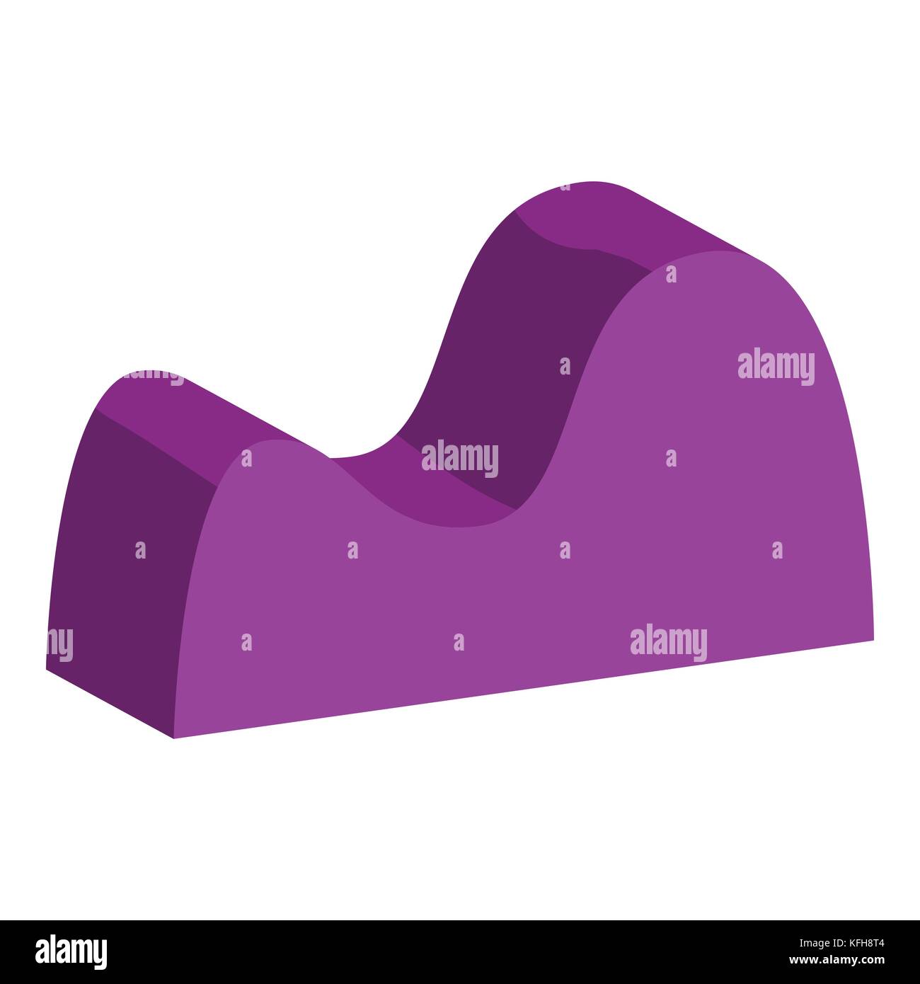 Purple graph curve icon, cartoon style Stock Vector Image & Art - Alamy