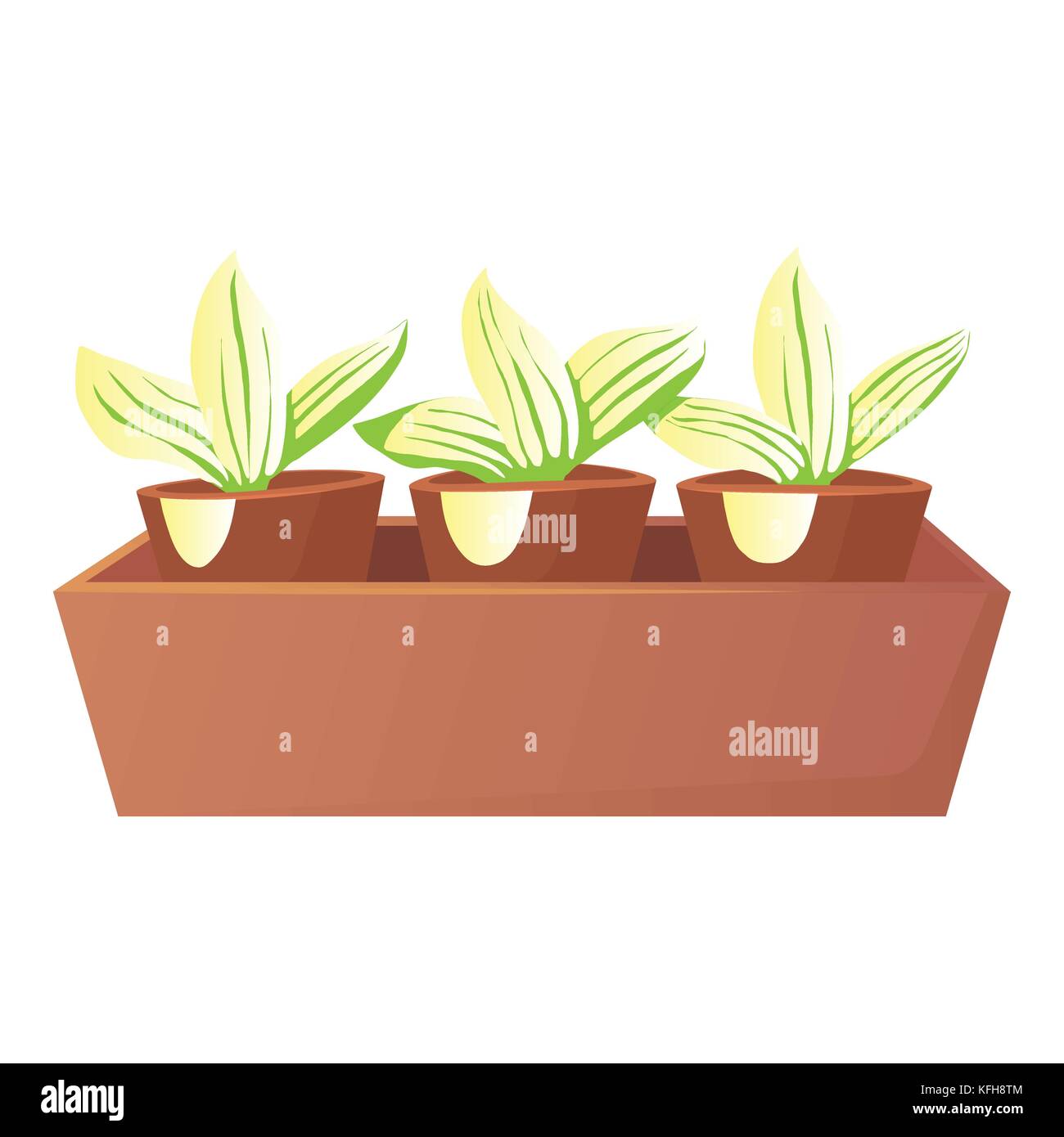 Plants in pots icon, cartoon style Stock Vector Image & Art - Alamy