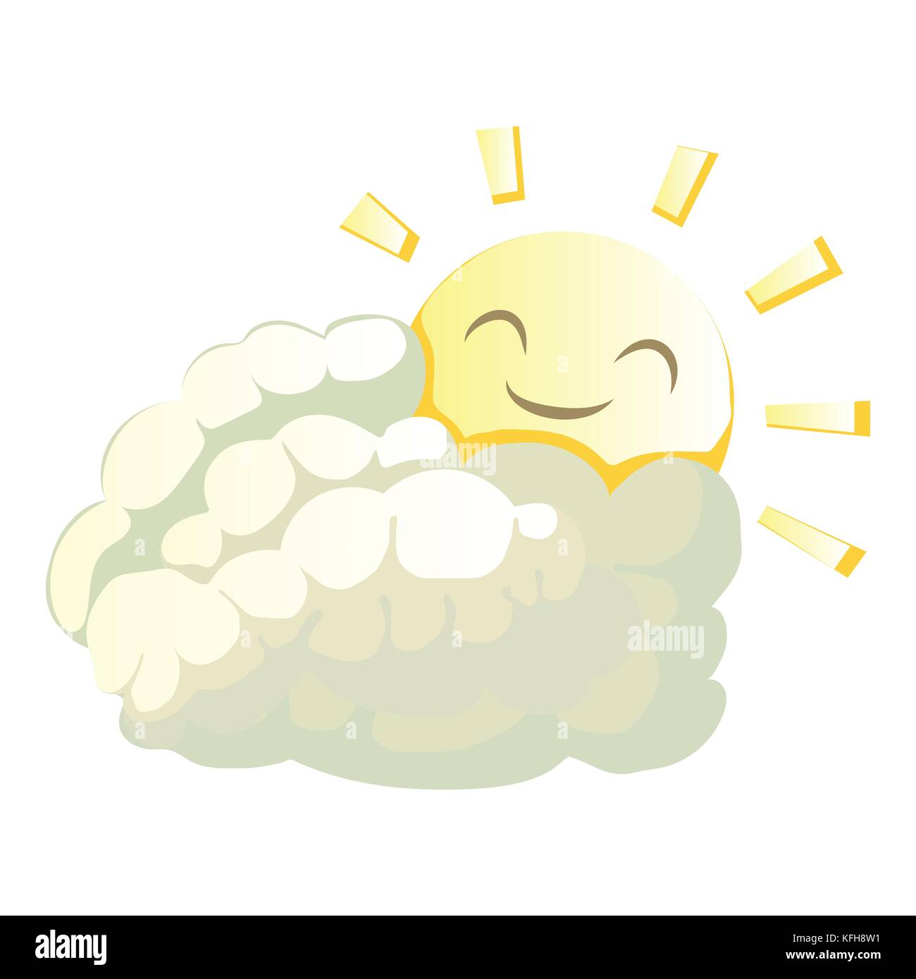 Behind sunshine Cut Out Stock Images & Pictures - Alamy