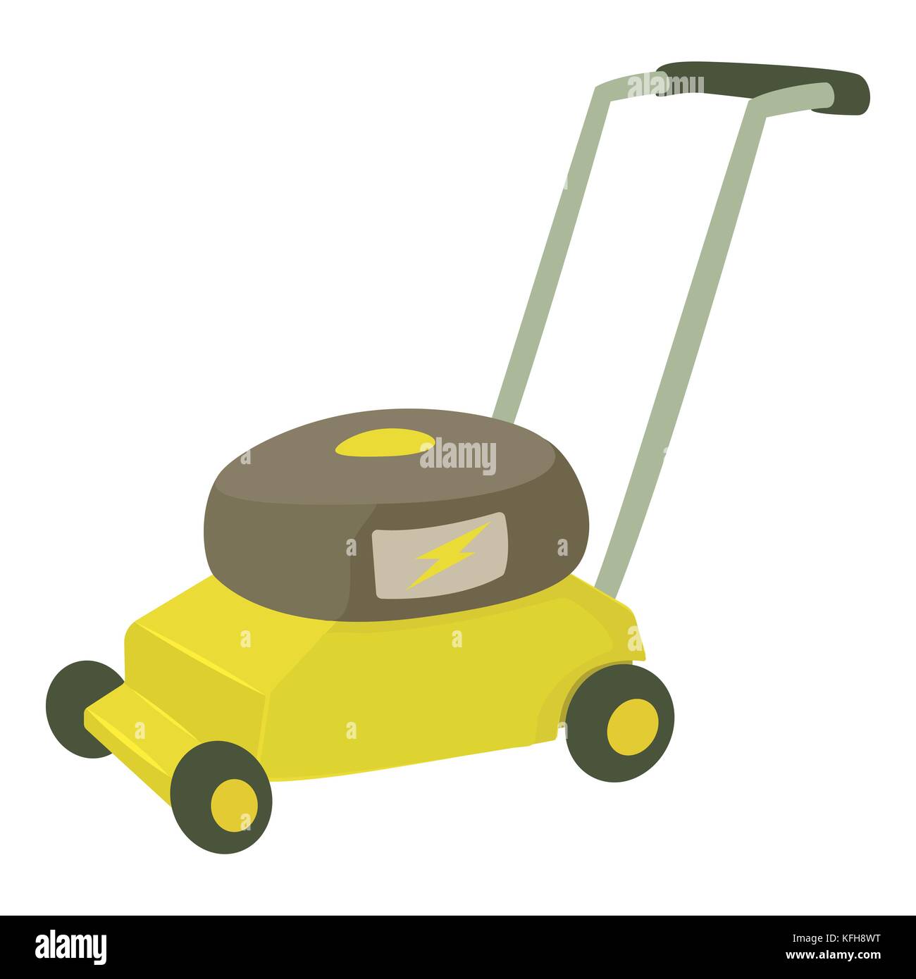Mower Cartoon High Resolution Stock Photography and Images - Alamy