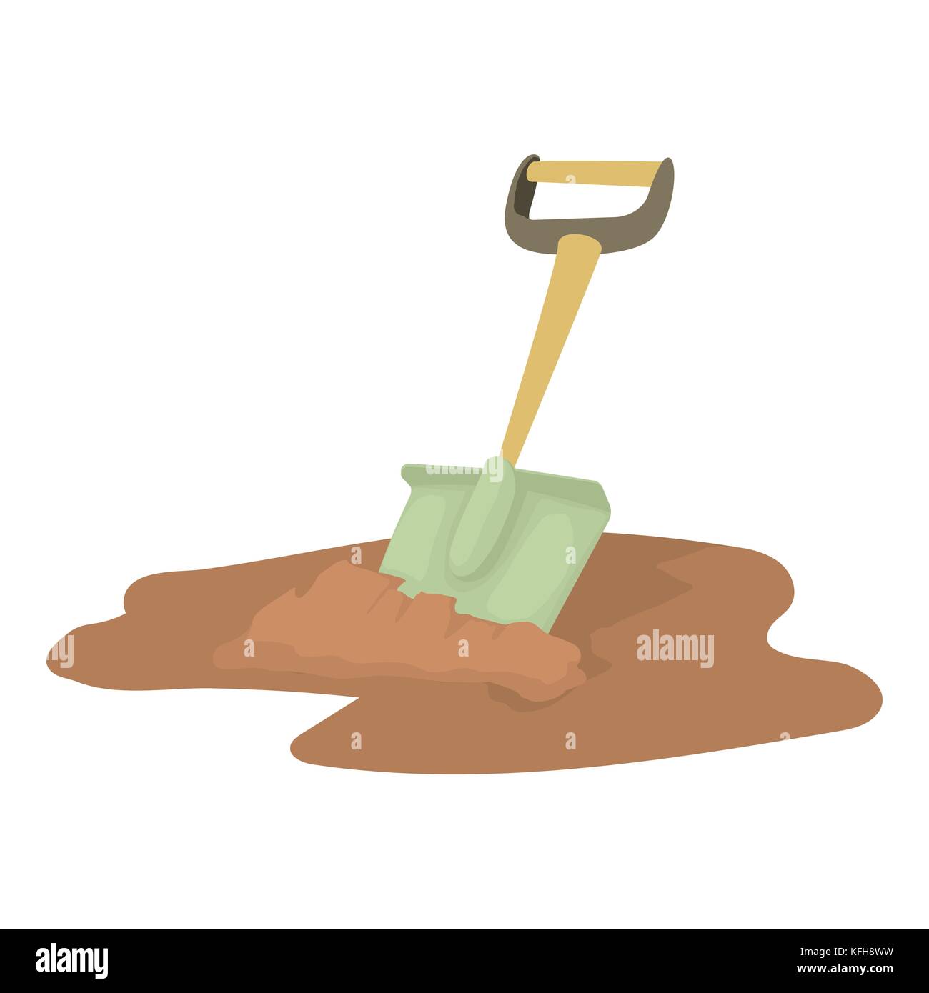 Shovel icon, cartoon style Stock Vector Image & Art - Alamy