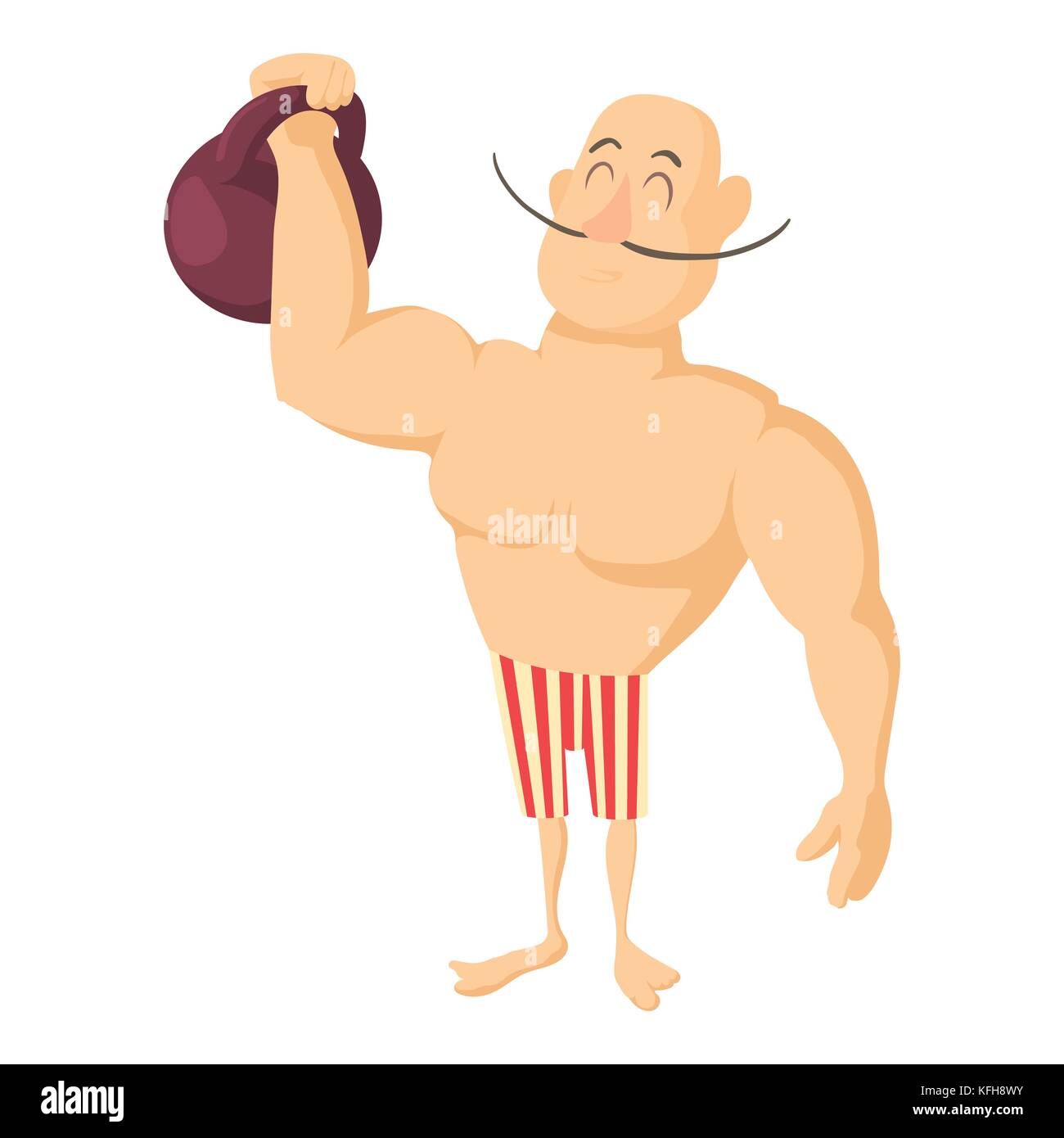 Strongman circus vintage Cut Out Stock Images & Pictures - Alamy