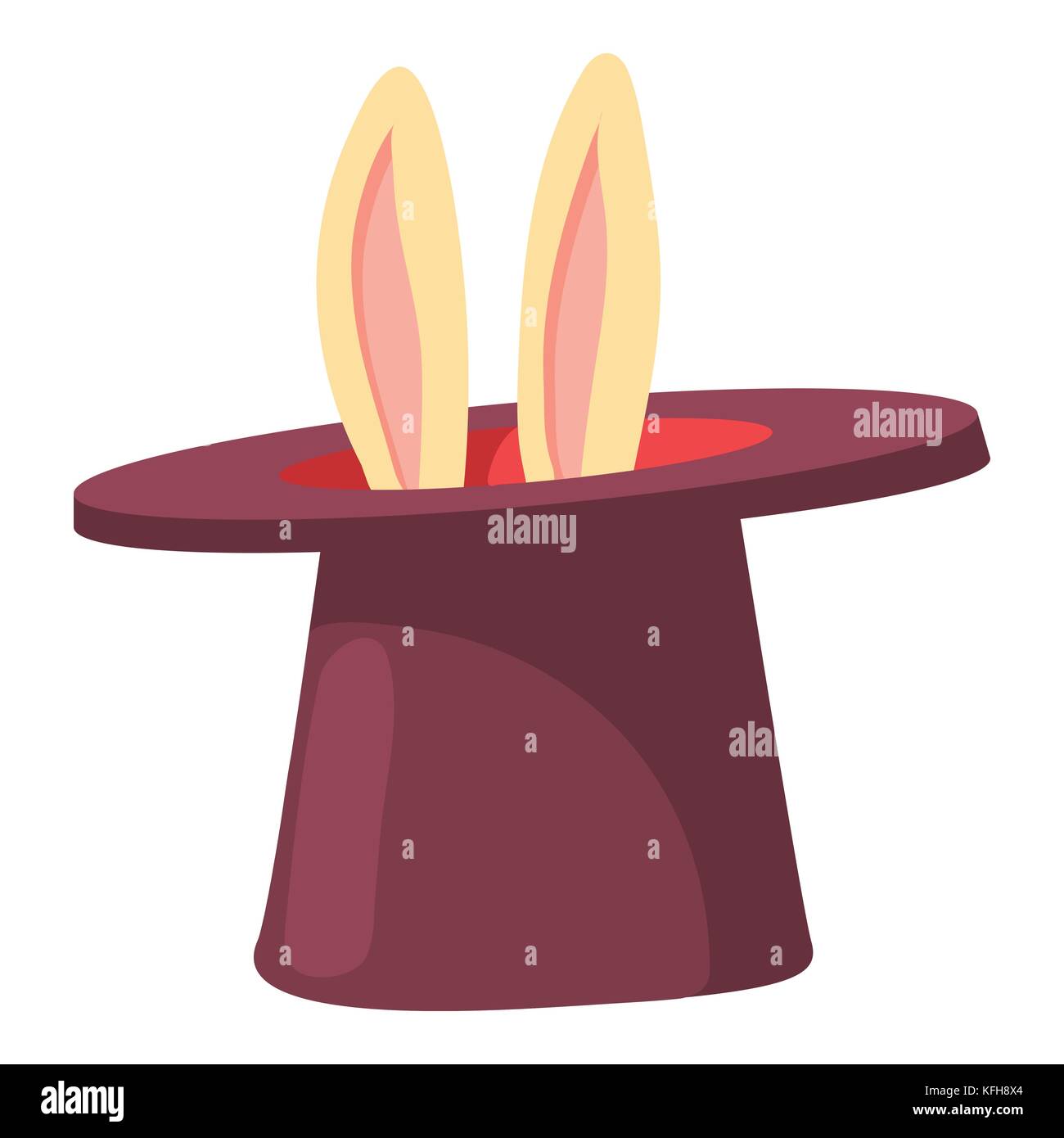 Magic hat icon, cartoon style Stock Vector Image & Art - Alamy