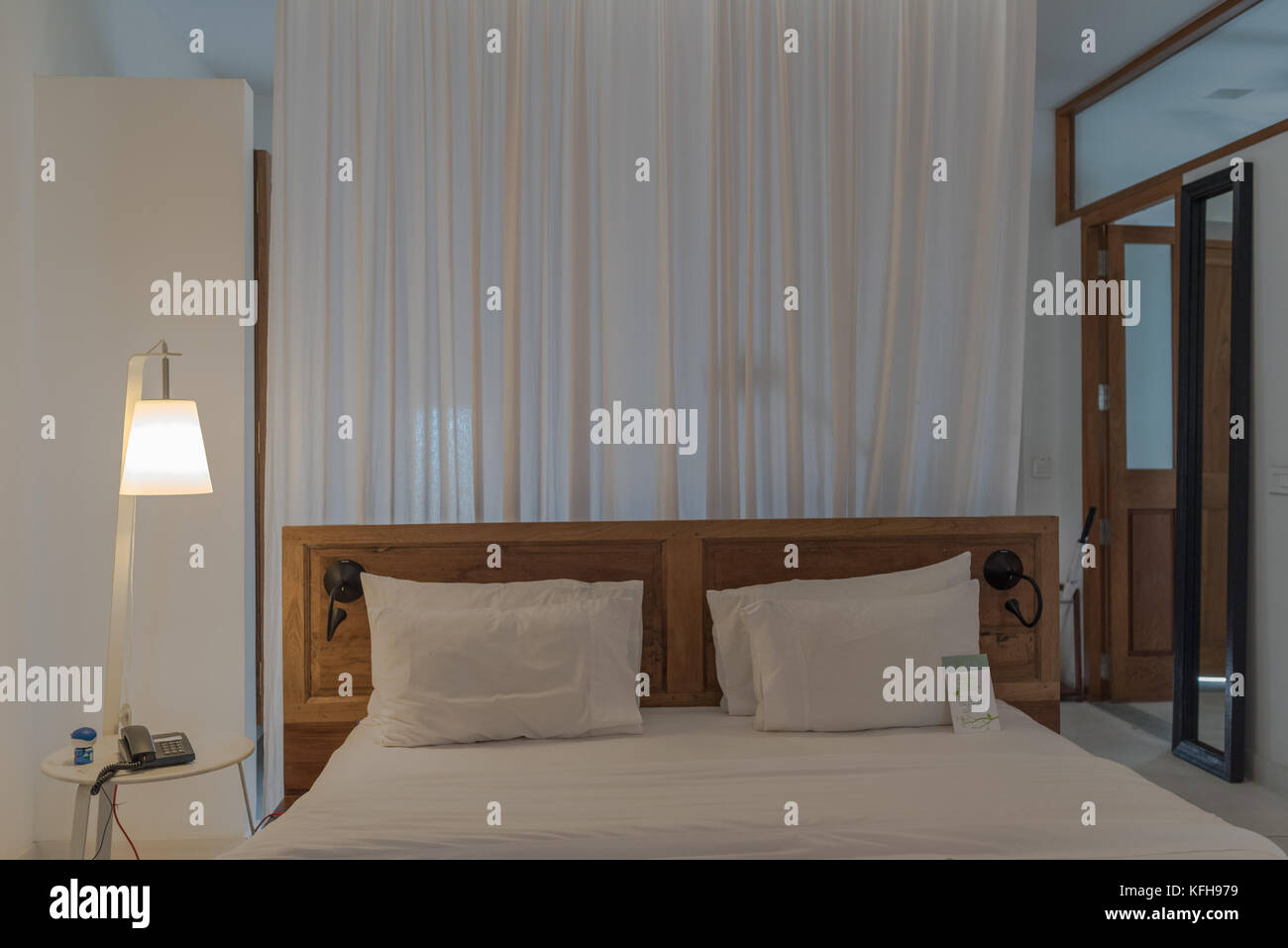 Bedroom in La Villa Stock Photo - Alamy