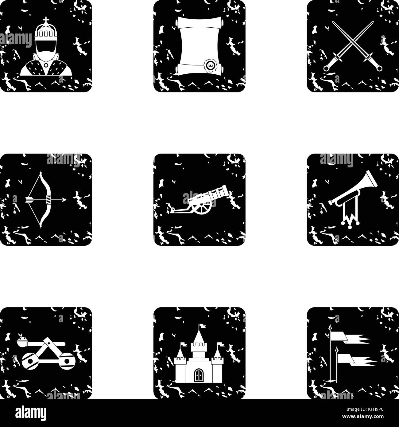 Knight icons set, grunge style Stock Vector Image & Art - Alamy Knight icons set, grunge style Stock Vector Image & Art - Alamy