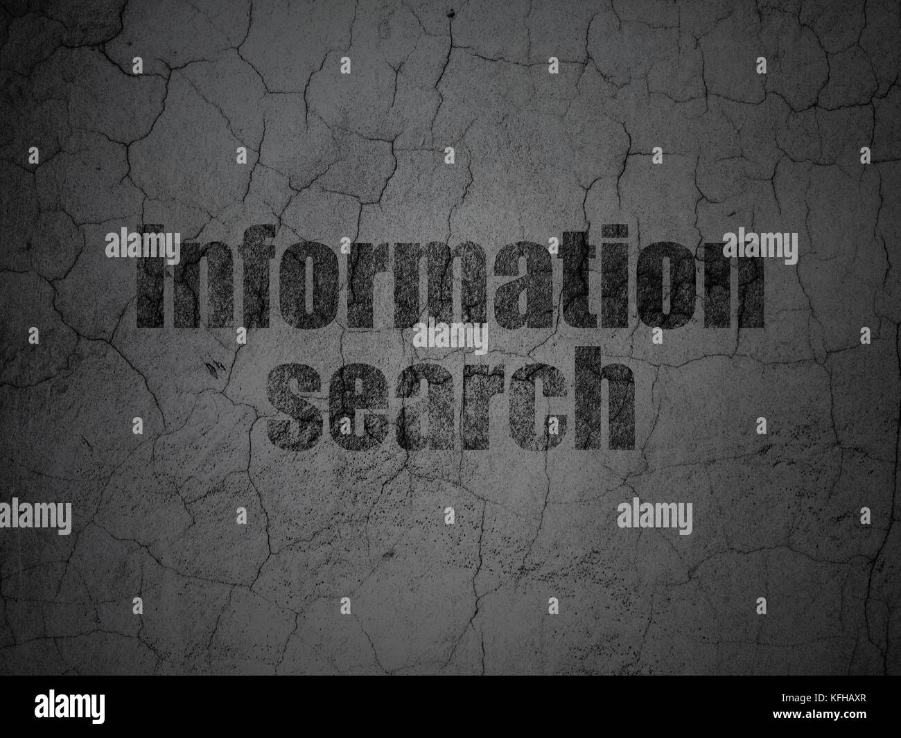 Data concept: Information Search on grunge wall background Stock Photo ...
