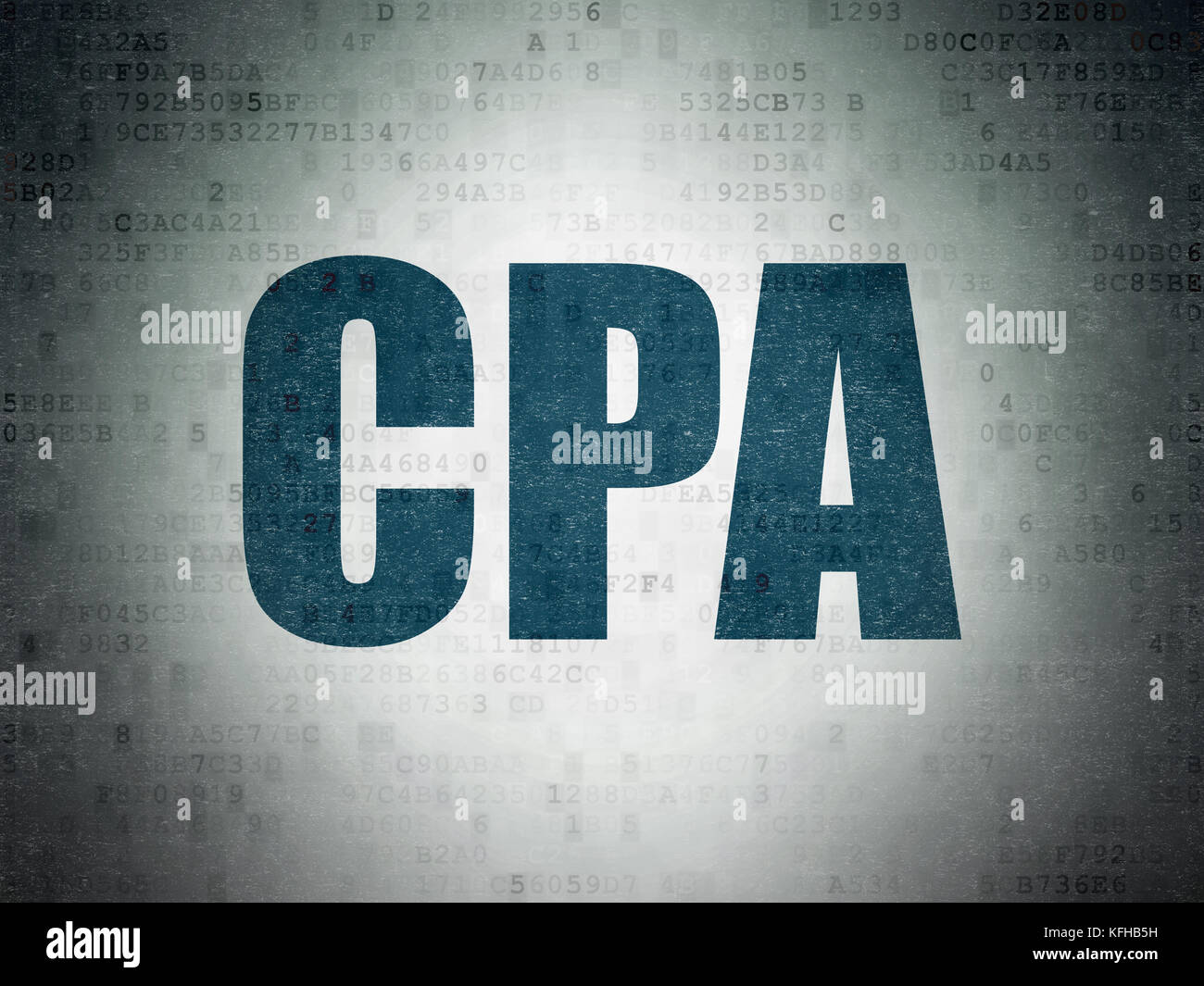 Business concept: CPA on Digital Data Paper background Stock Photo - Alamy