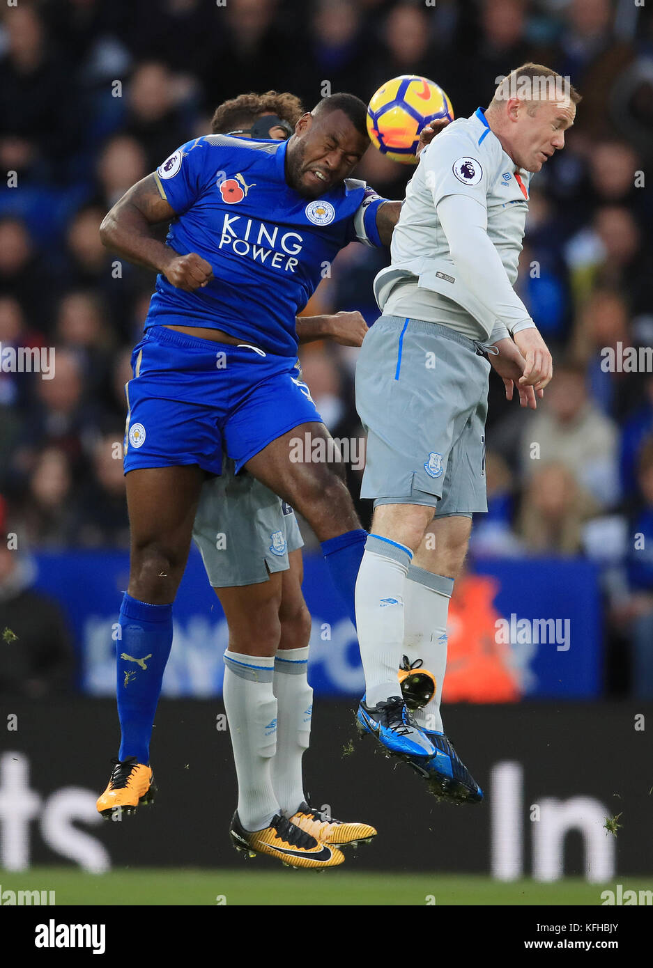 Leicester football club wes morgan hi-res stock photography and images ...