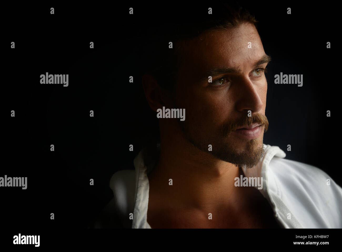 Handsome male model hi-res stock photography and images - Alamy