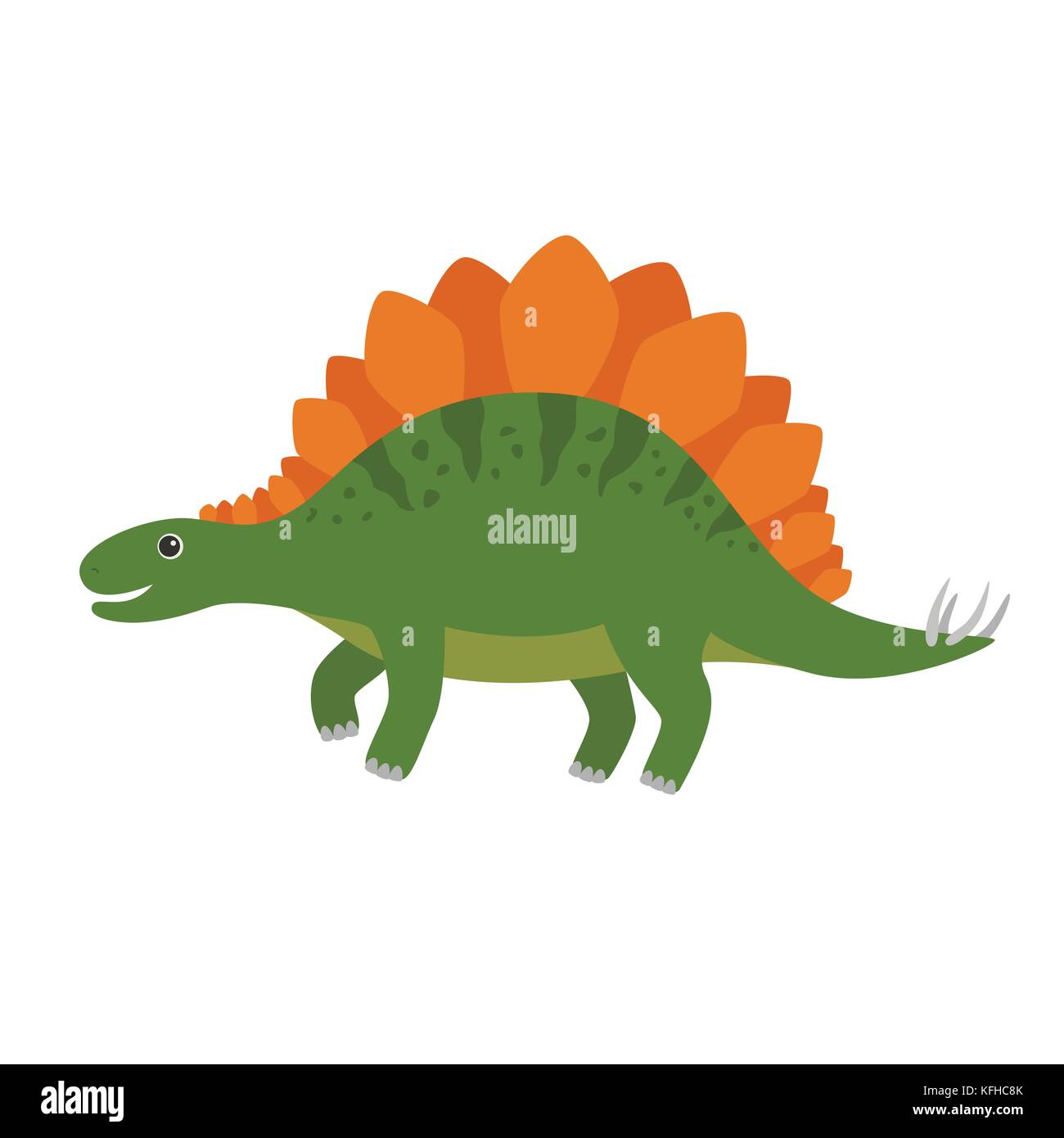 Stegosaurus vector cartoon illustration Stock Vector Image & Art - Alamy