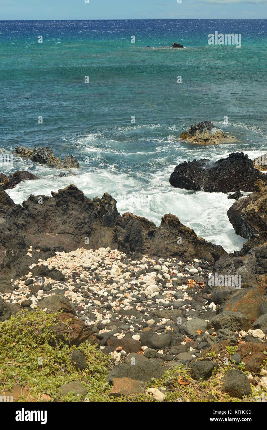 Beautiful Cliff In Hawaii Stock Photo - Alamy