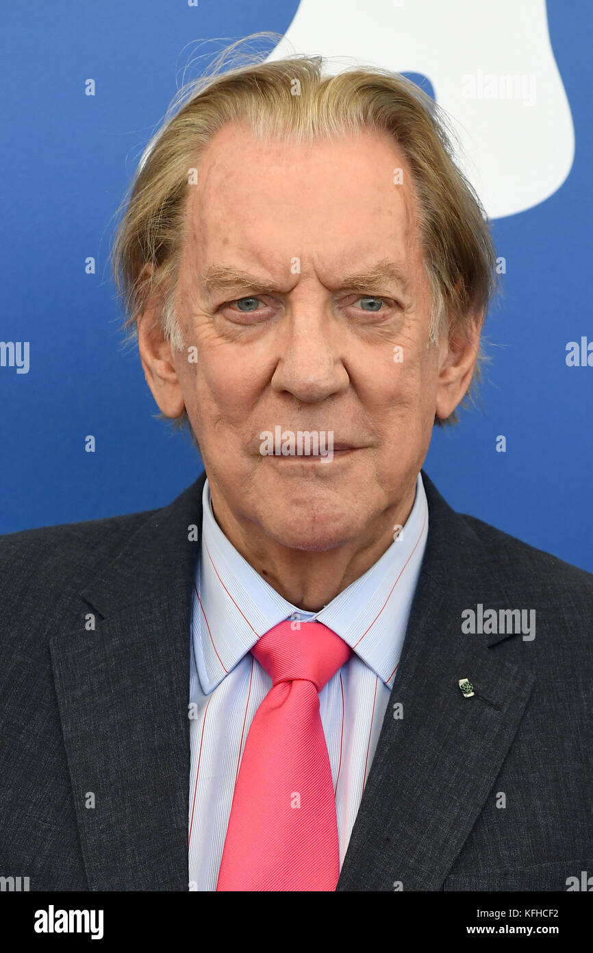 Canadian actor Donald Sutherland attends the photocall for The Leisure ...