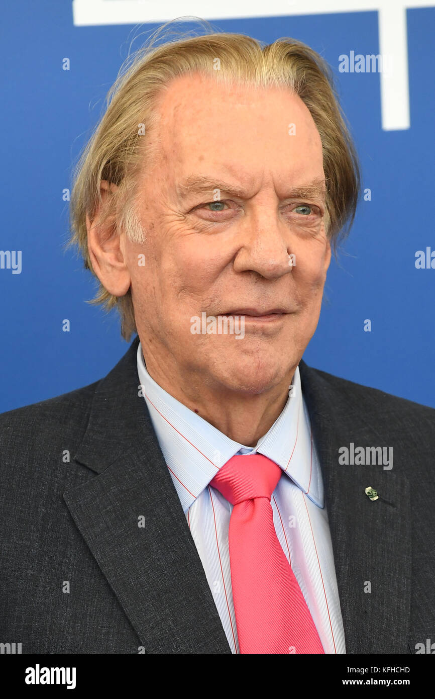Canadian actor Donald Sutherland attends the photocall for The Leisure ...