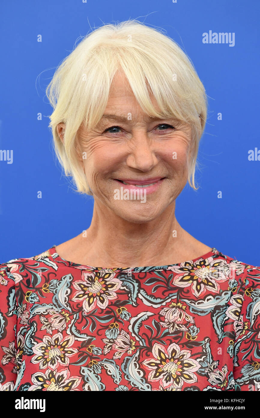 Helen Mirren attends the photocall for The Leisure Seeker during the ...