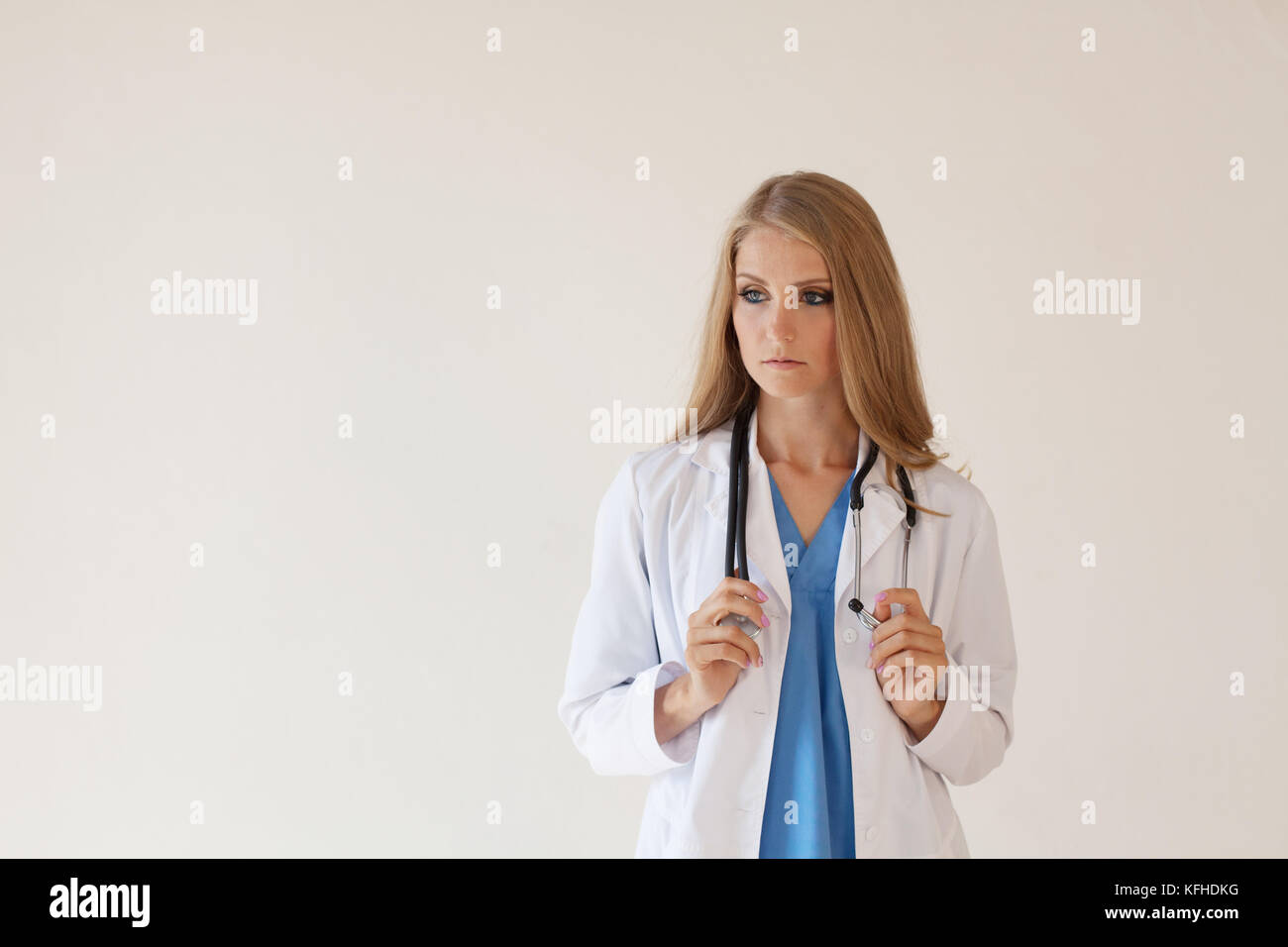 a doctor at the hospital, doctors at hospital admission Stock Photo - Alamy