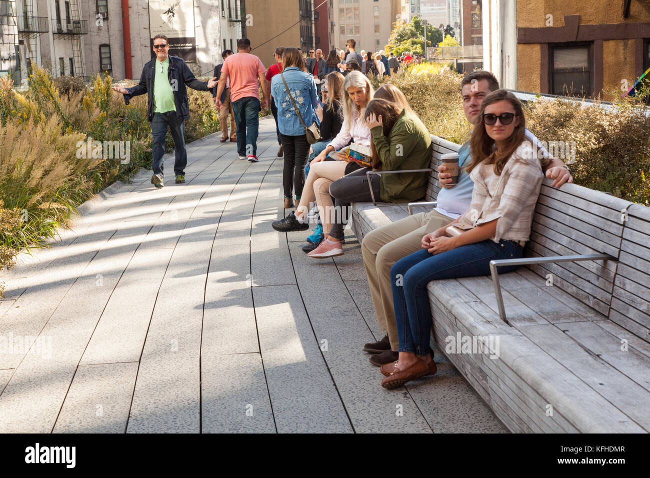 The High Line, Chelsea, New York City, United States of America Stock ...