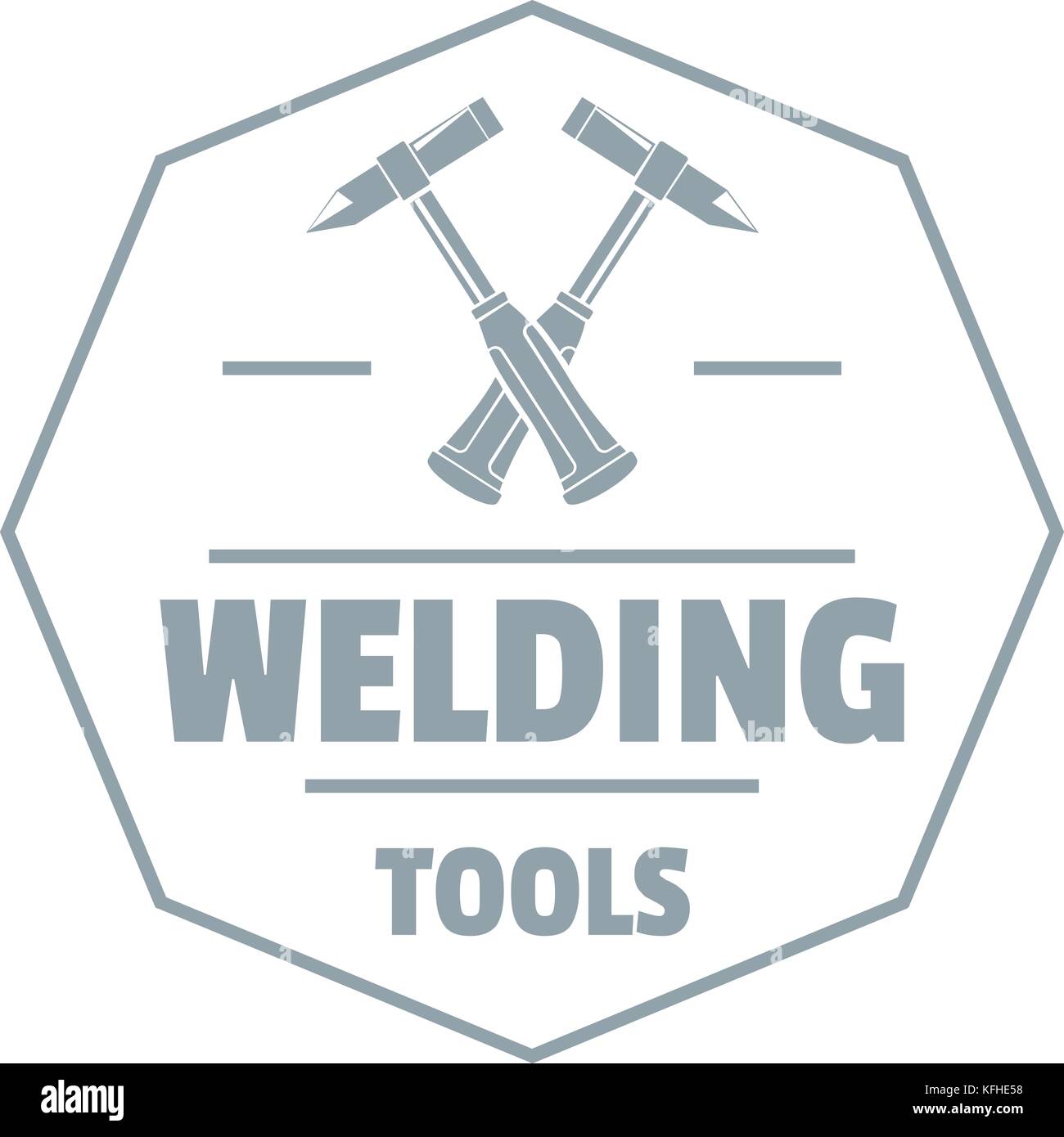 Welding work logo, simple gray style Stock Vector Image & Art - Alamy