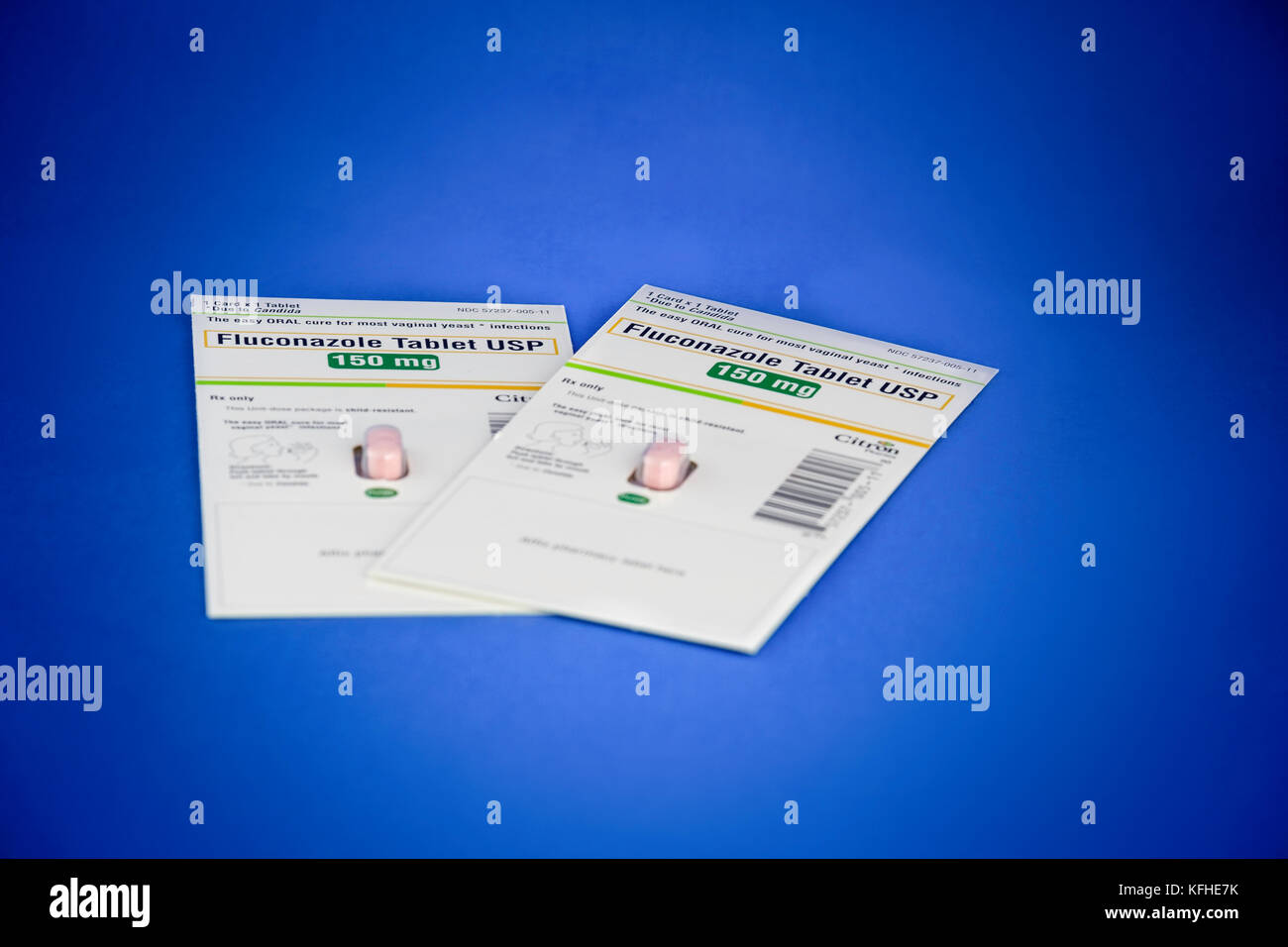 Photo of Anti-fungal prescription medication of Fluconazole Tablet USP ...