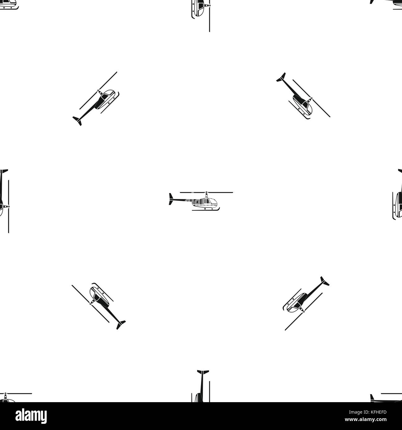Helicopter pattern seamless black Stock Vector Image & Art - Alamy