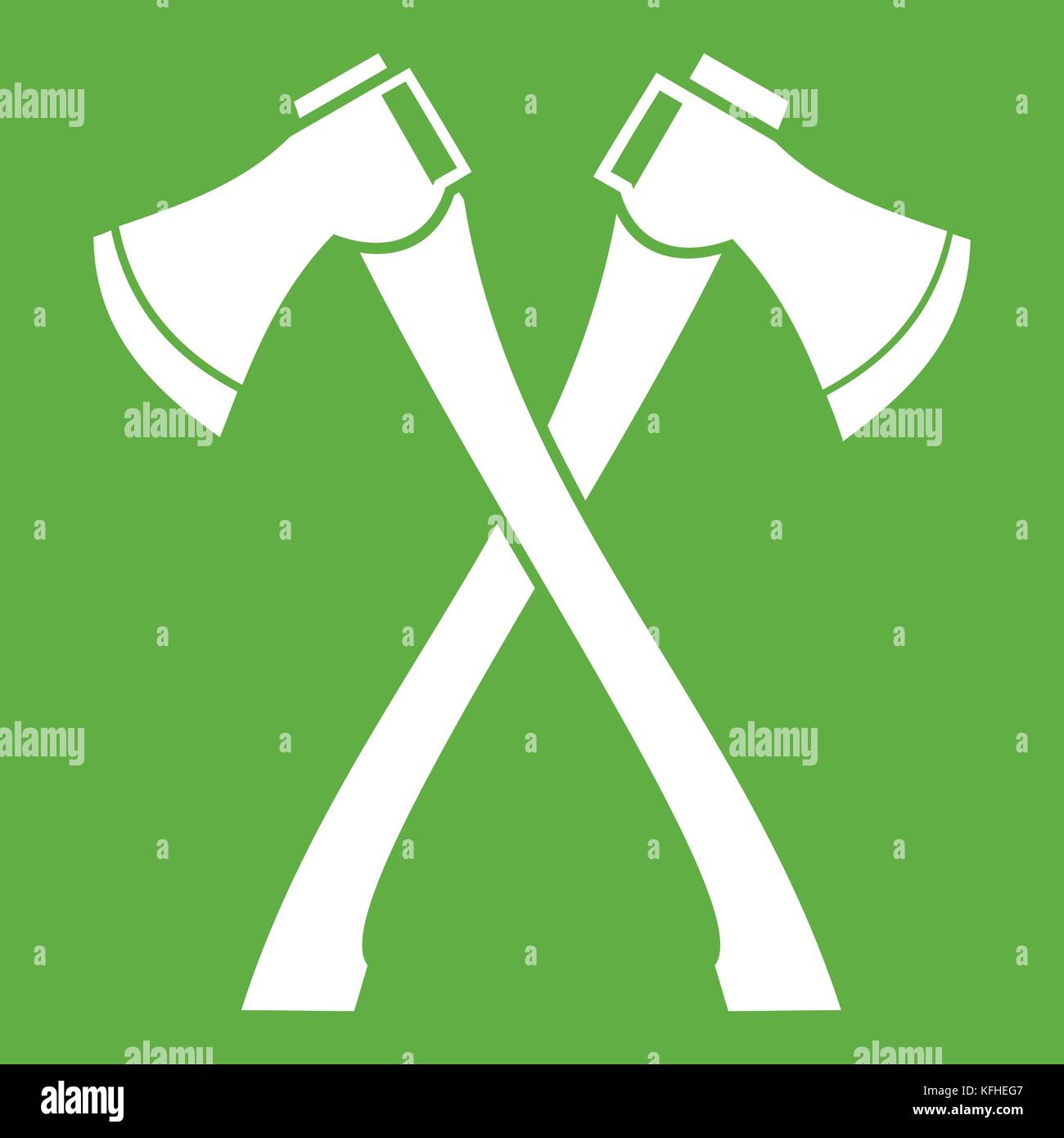 Two crossed axes icon green Stock Vector Image & Art - Alamy